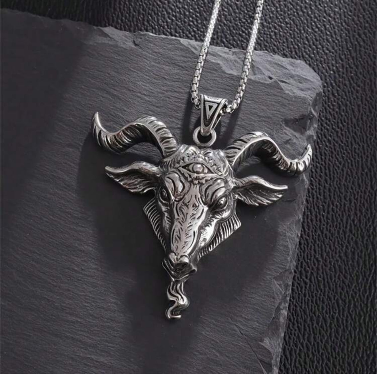 Baphomet Pendant with Chain – Kawaii Killmonster