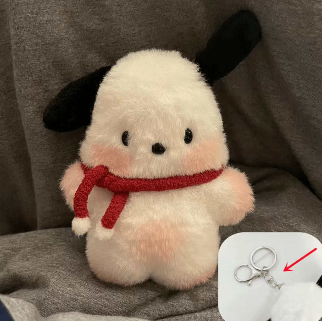 Pochacco Mini Plush Keychain – Kawaii Killmonster