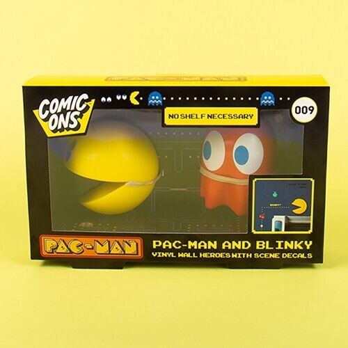 Pac-Man and Blinky Comic Ons Vinyl Wall Heroes – Kawaii Killmonster